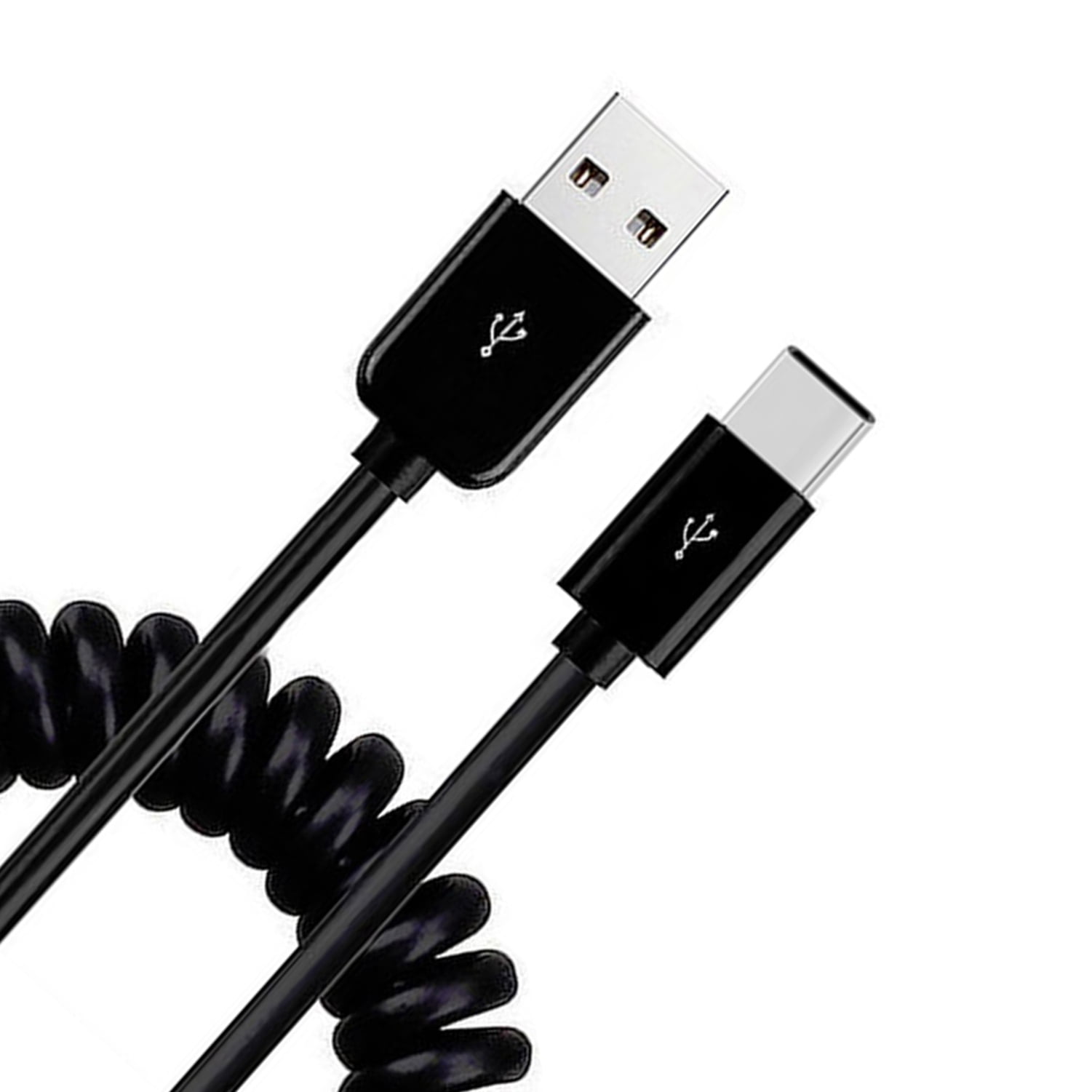 Coiled USB Cable for Samsung Galaxy Tab S9 Ultra 14.6"/Plus 12.4 ...