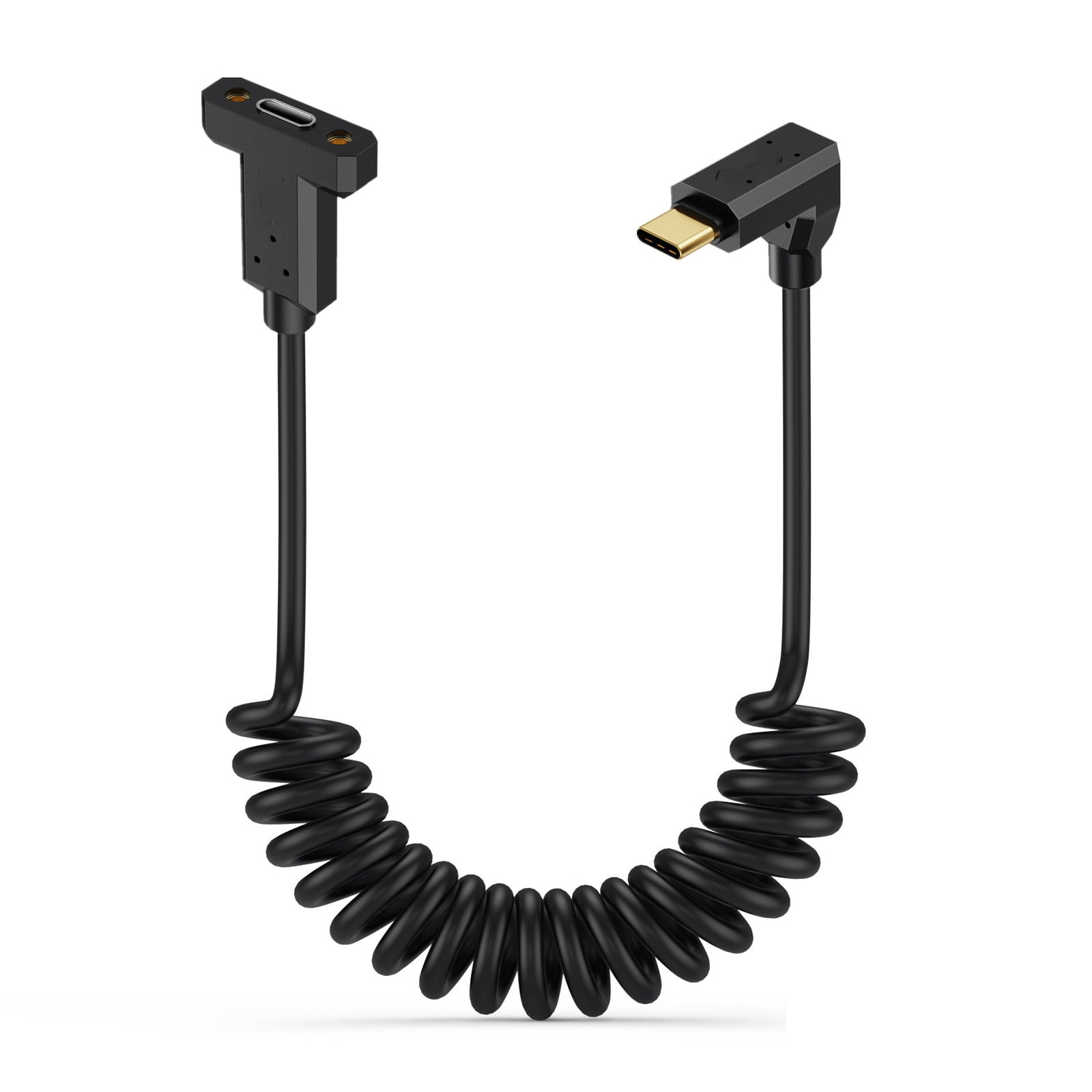 Coiled USB5 Type C Cable 80Gbps Data Transfer 240W Charging USB ...