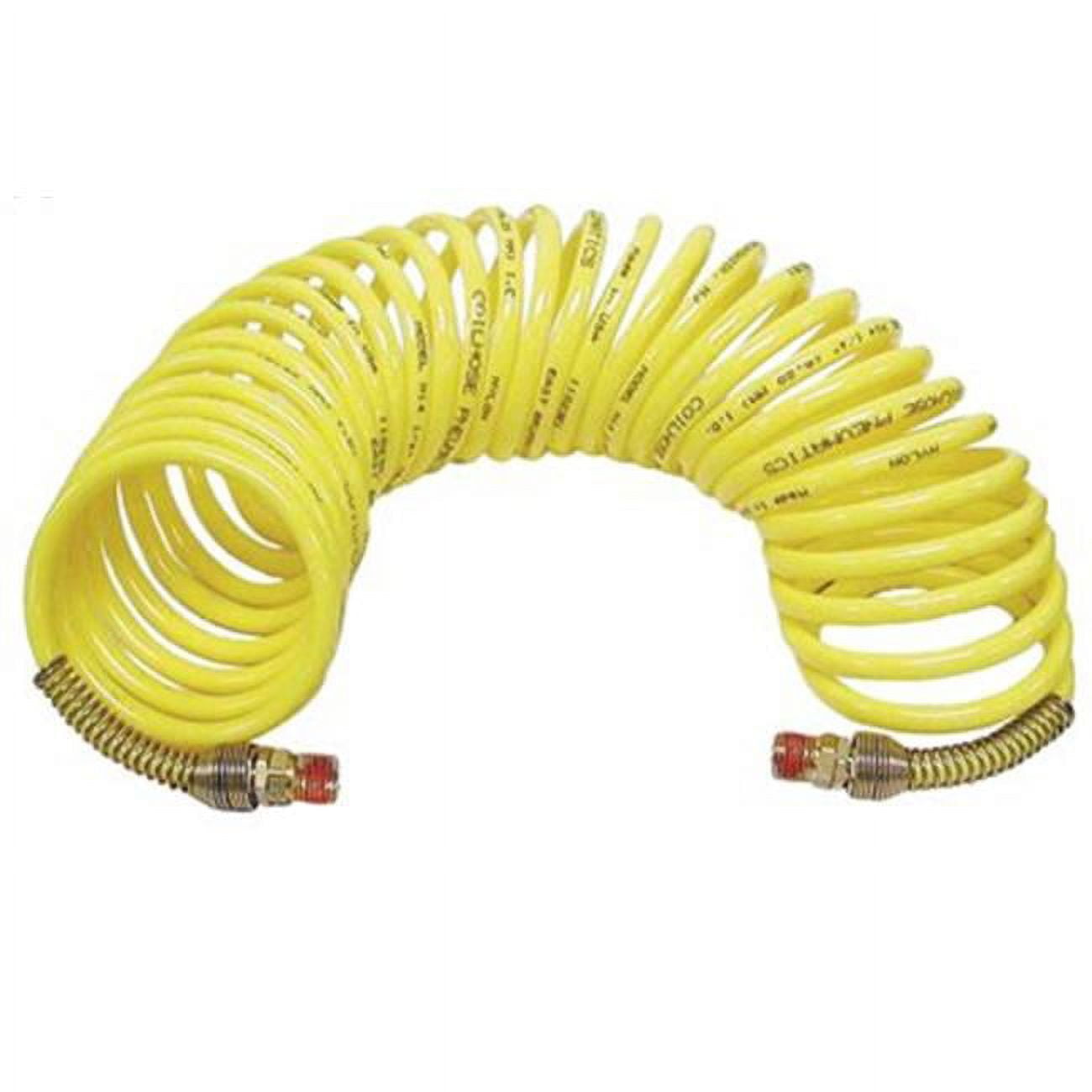 Coilhose Pneumatics Nylon Self-Storing Air Hoses, 3/8 in I.D., 12 ft ...