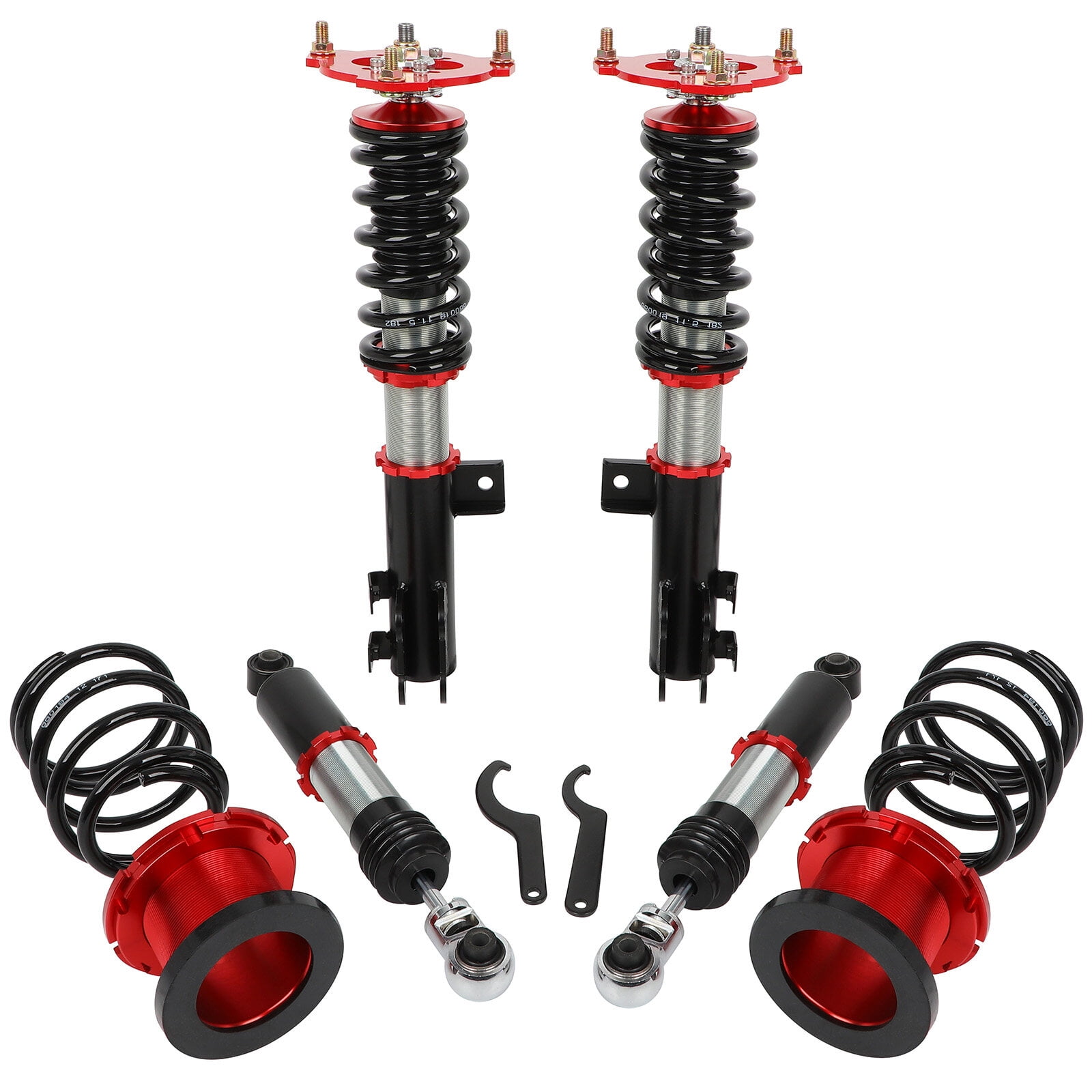 Coilover Damper Adjustable Struts Shocks Coilovers ECCPP Fit for Kia ...
