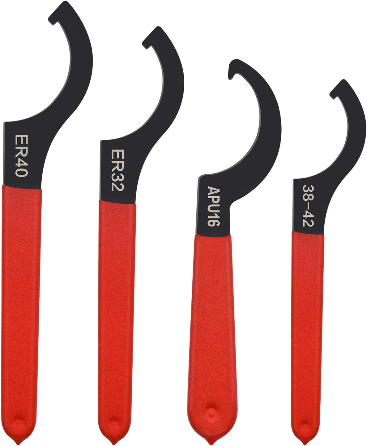 Coilover Spanner Wrench Set, 4-Piece Alloy Steel with Rubber Grip ...
