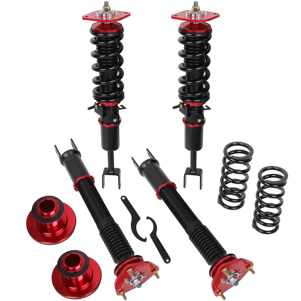 Coilover Struts Suspension Kit Coilover Shocks Full Set Adjustable ...