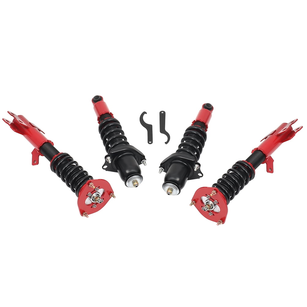 Coilover Struts Suspension Kit Coilover Shocks Full Set Adjustable ...