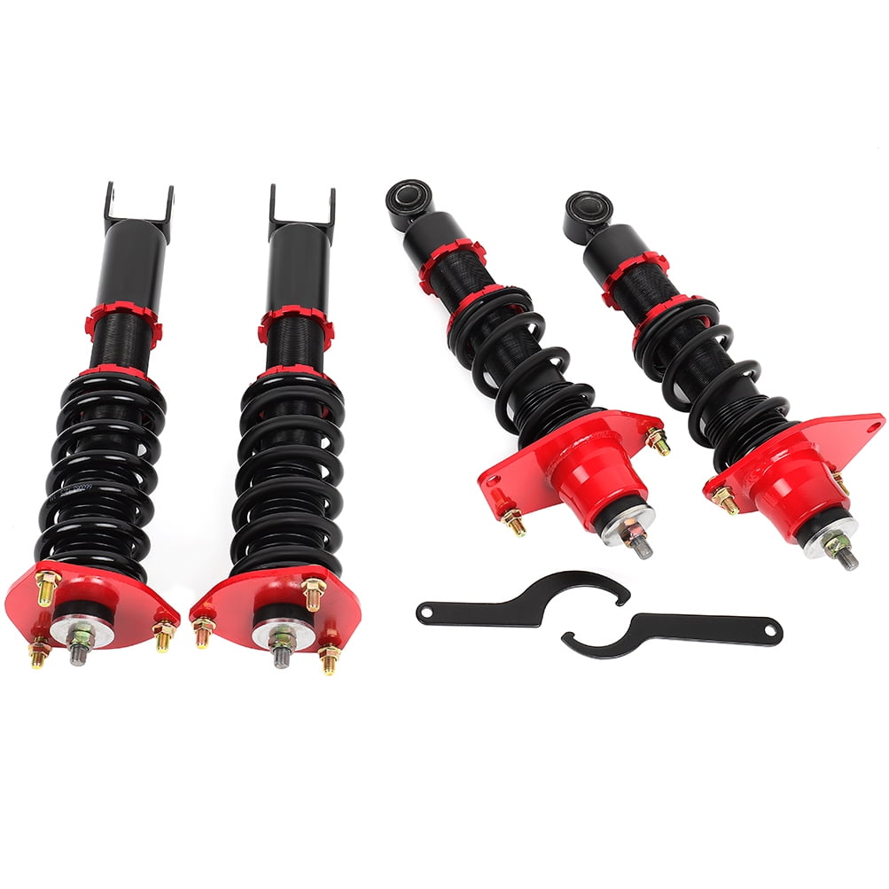 Coilover Struts Suspension Kit Coilover Shocks Full Set Adjustable ...