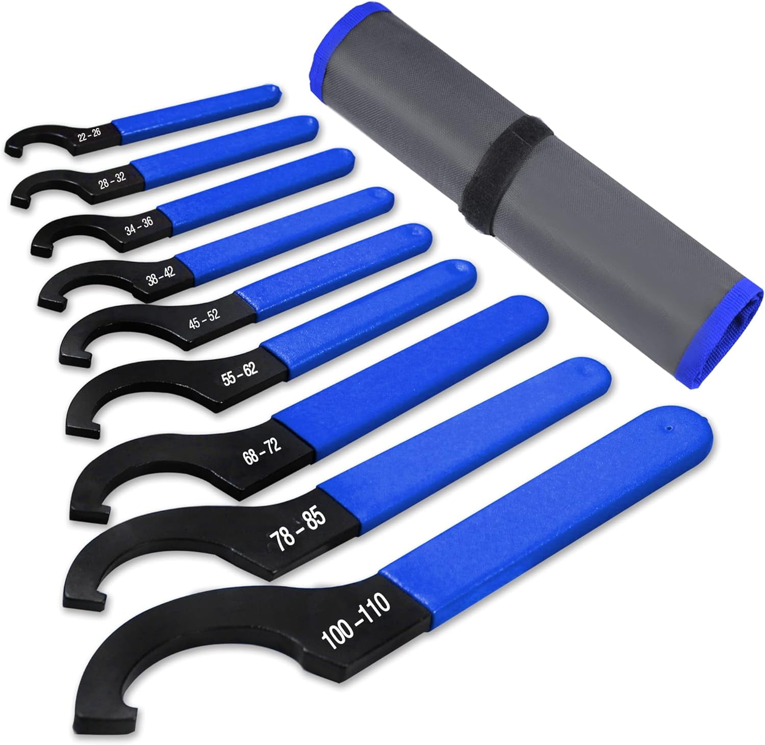 Coilover Wrench, Adjustable Spanner Wrench Set Universal Carbon Steel ...