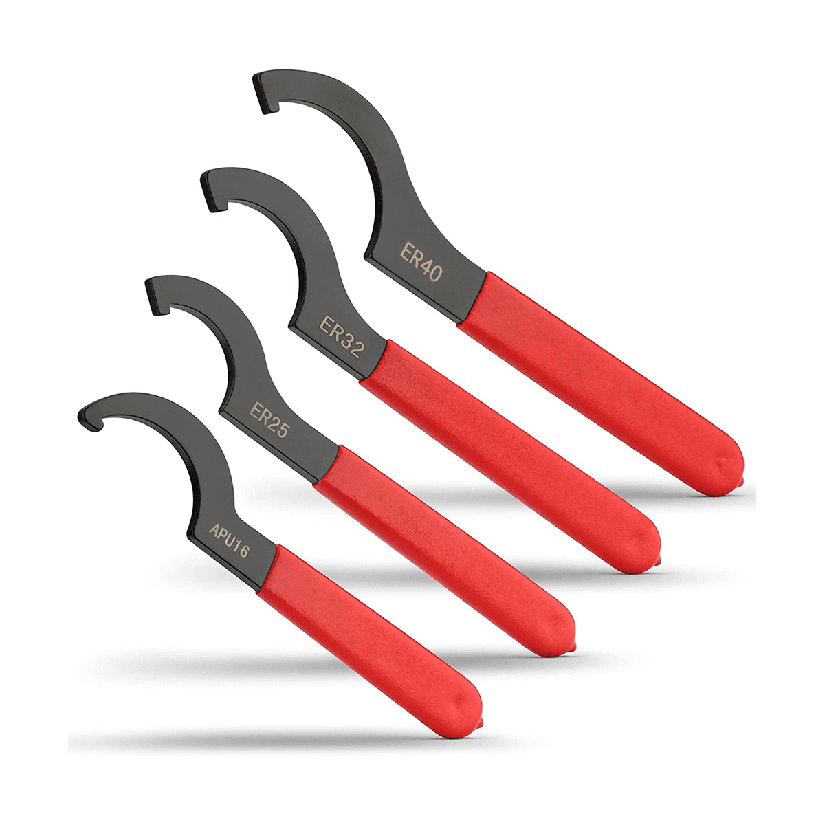 Coilover Wrench Spanner, 4PCS Non-Slip Spanner Set, Professional ...