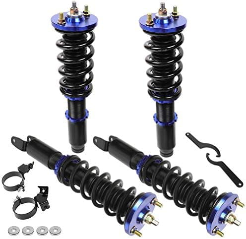 Coilovers Suspension Lowering Kit Adjustable Full Coil Springs Struts ...
