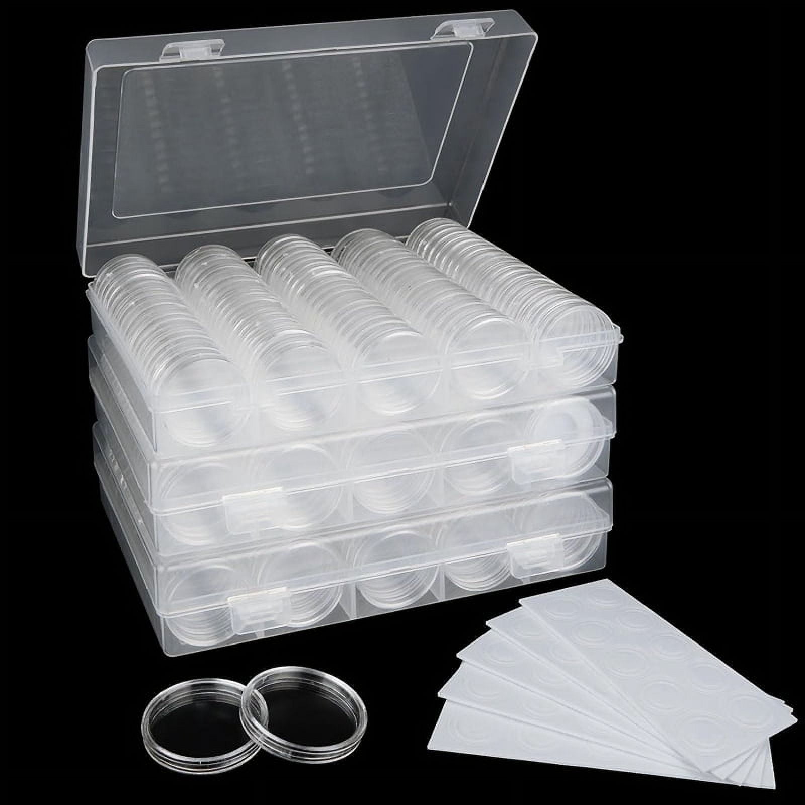 Coin 30mm Plastic Coin Holders, Coin Collection Supplies with Foam ...