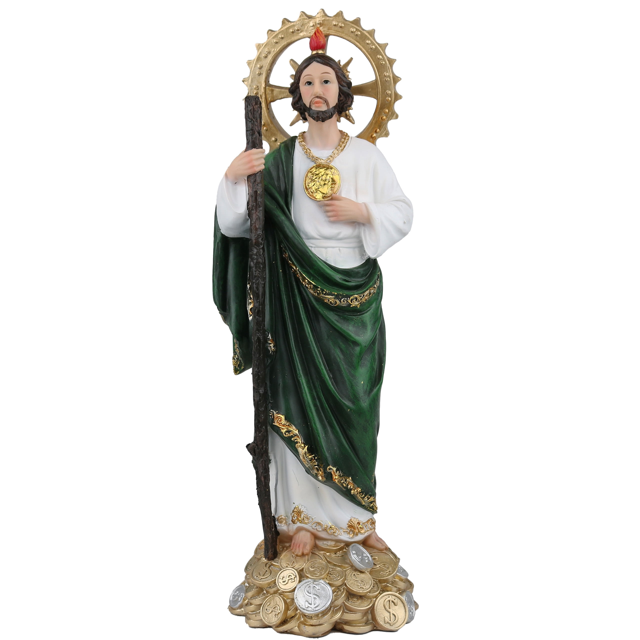 Coin Base St. Jude Thaddeus 15" Jude The Apostle Resin Religious Figure ...