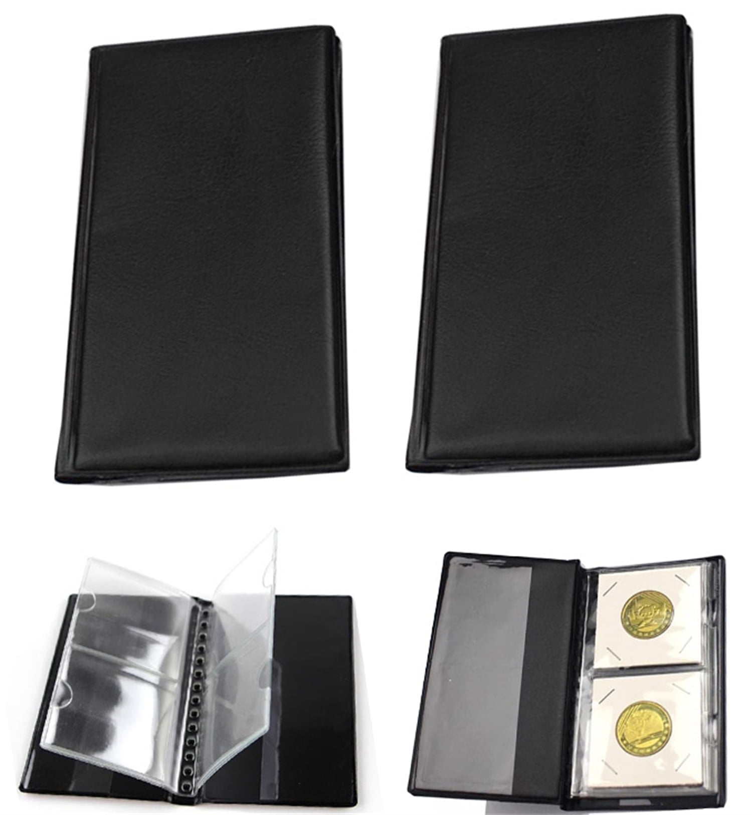 Coin Book Coin Collectors Album,Bexikou 2 Pack 12 Pockets Coin Display ...