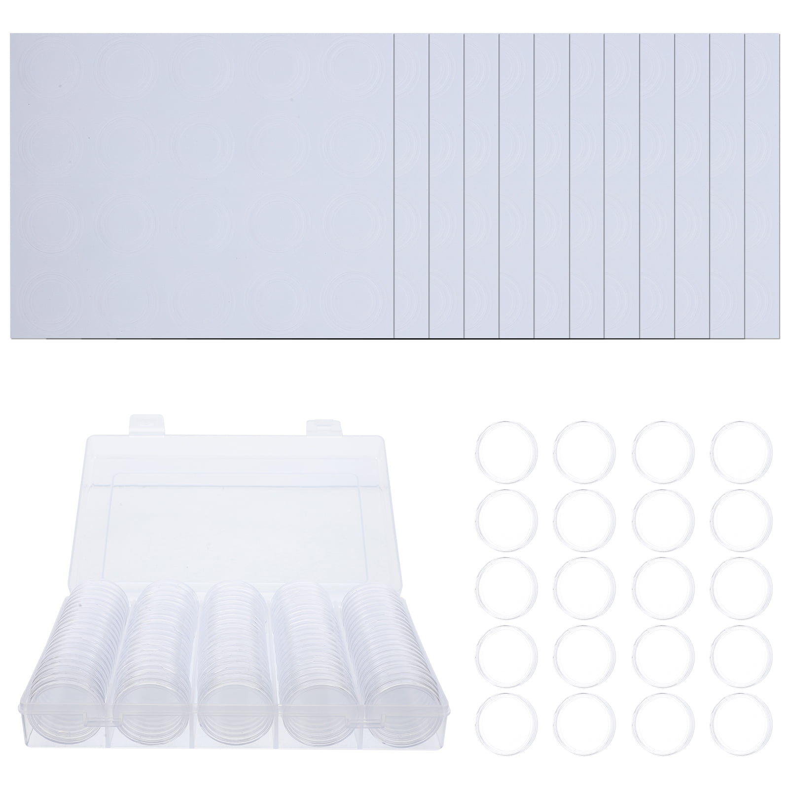 Coin Box Collection Storage Commemorative Protection Set Mini Capsule ...