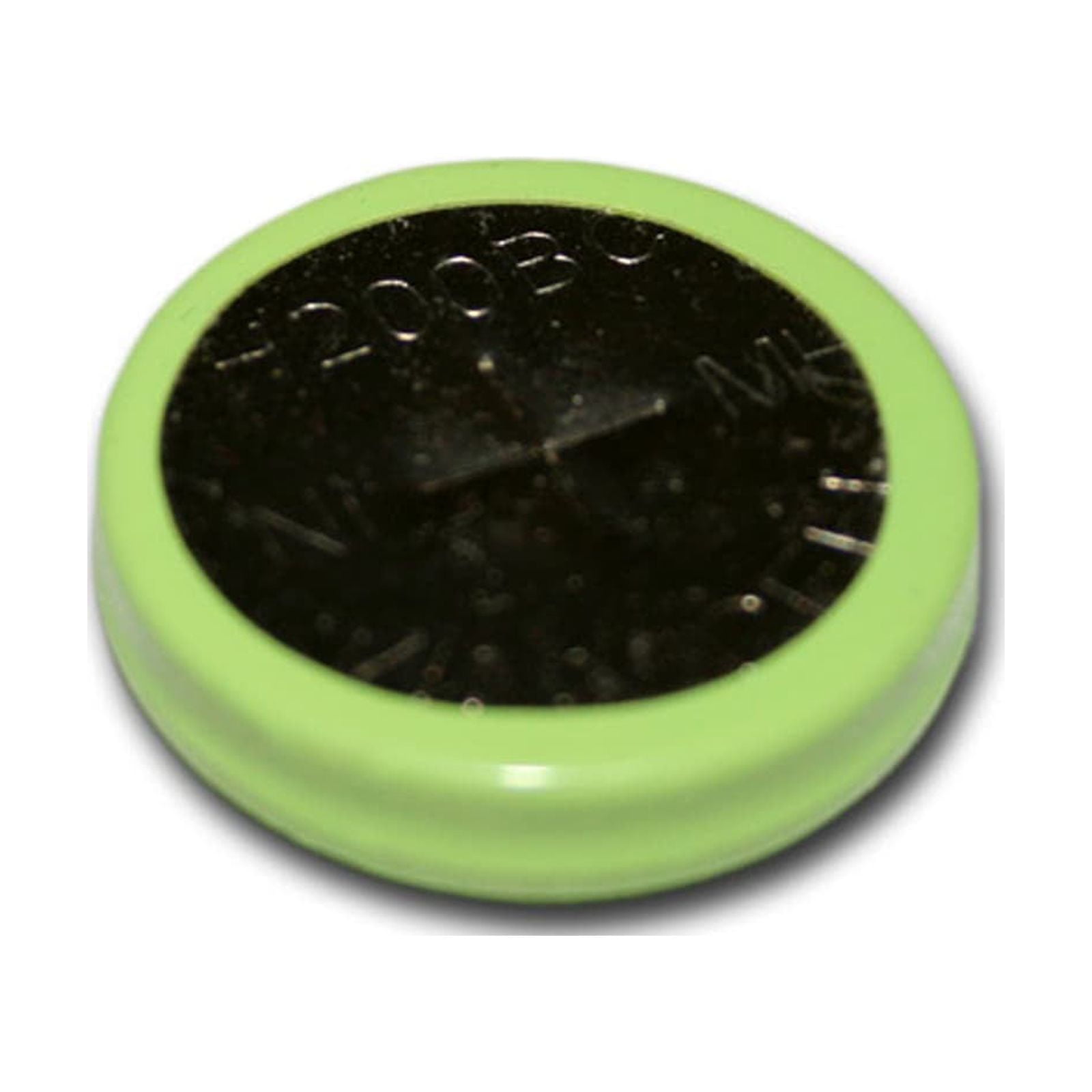 Coin Button Rechargeable Battery 200mAh NiMH 1.2V Flat Top Cell ...
