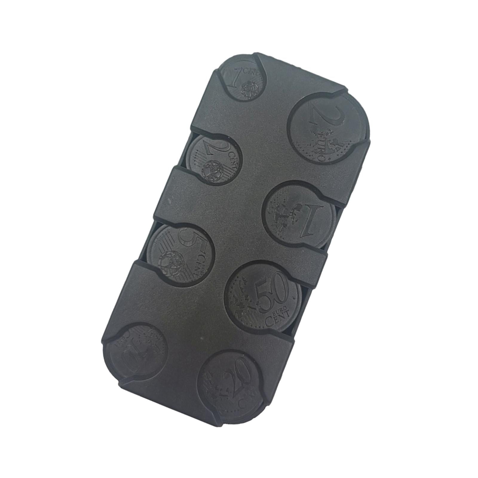 Coin Capsules Coin Holder Euro with Lid Hold 8Pcs Rectangle Storage ...