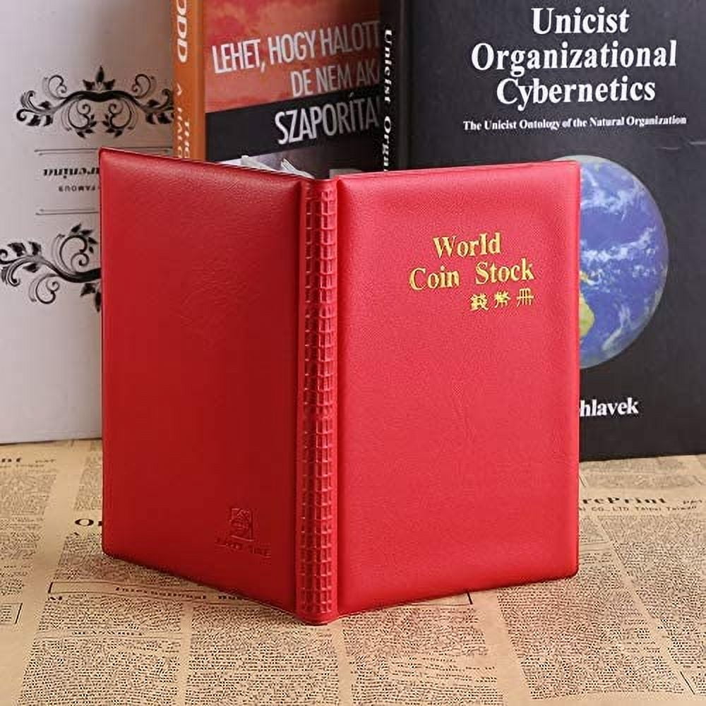 Coin Collection Book，Coin Display Album，10 Page 120 Pockets World Coin ...
