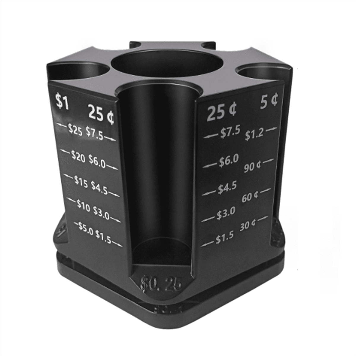 Coin Counter Coin Sorter, 2 In-1 Desk Organizer, 360°Rotatable Coin ...