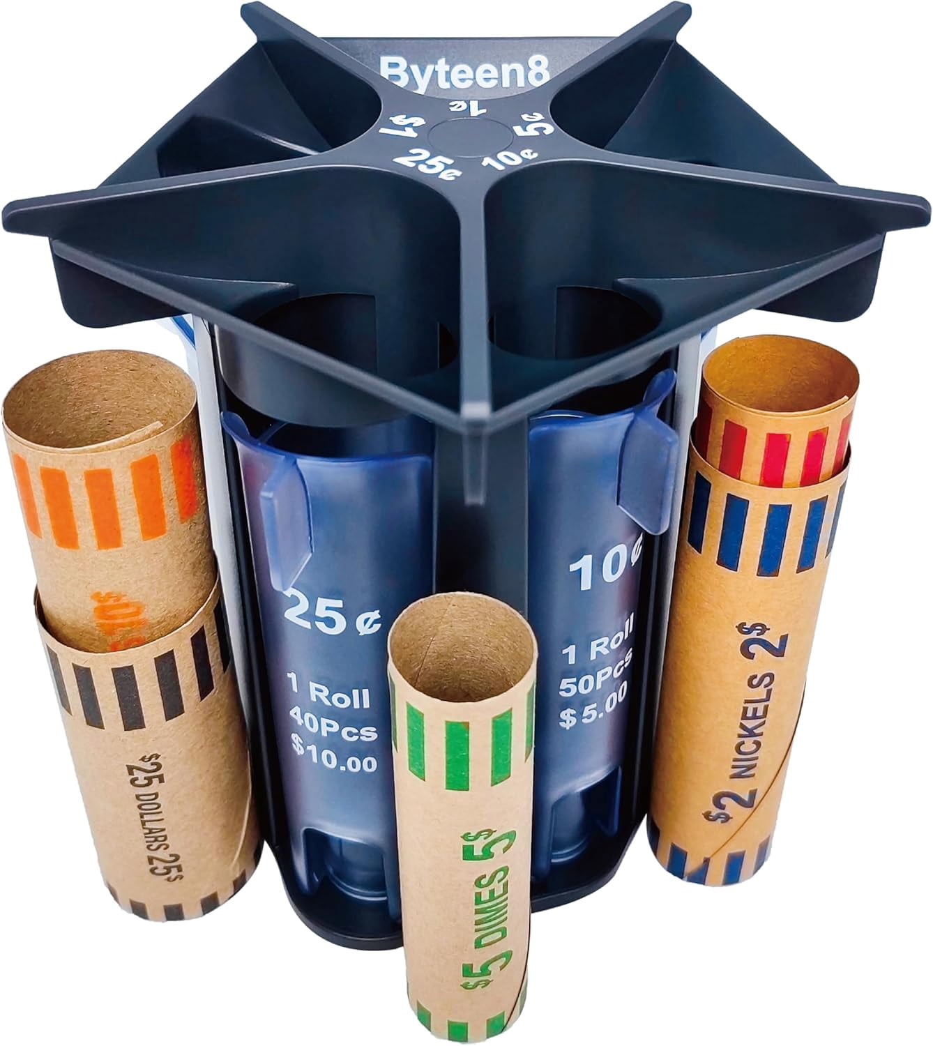 Coin Counter Coin Sorter Tube｜Creative 5-in-1 Change Sorter Coin ...