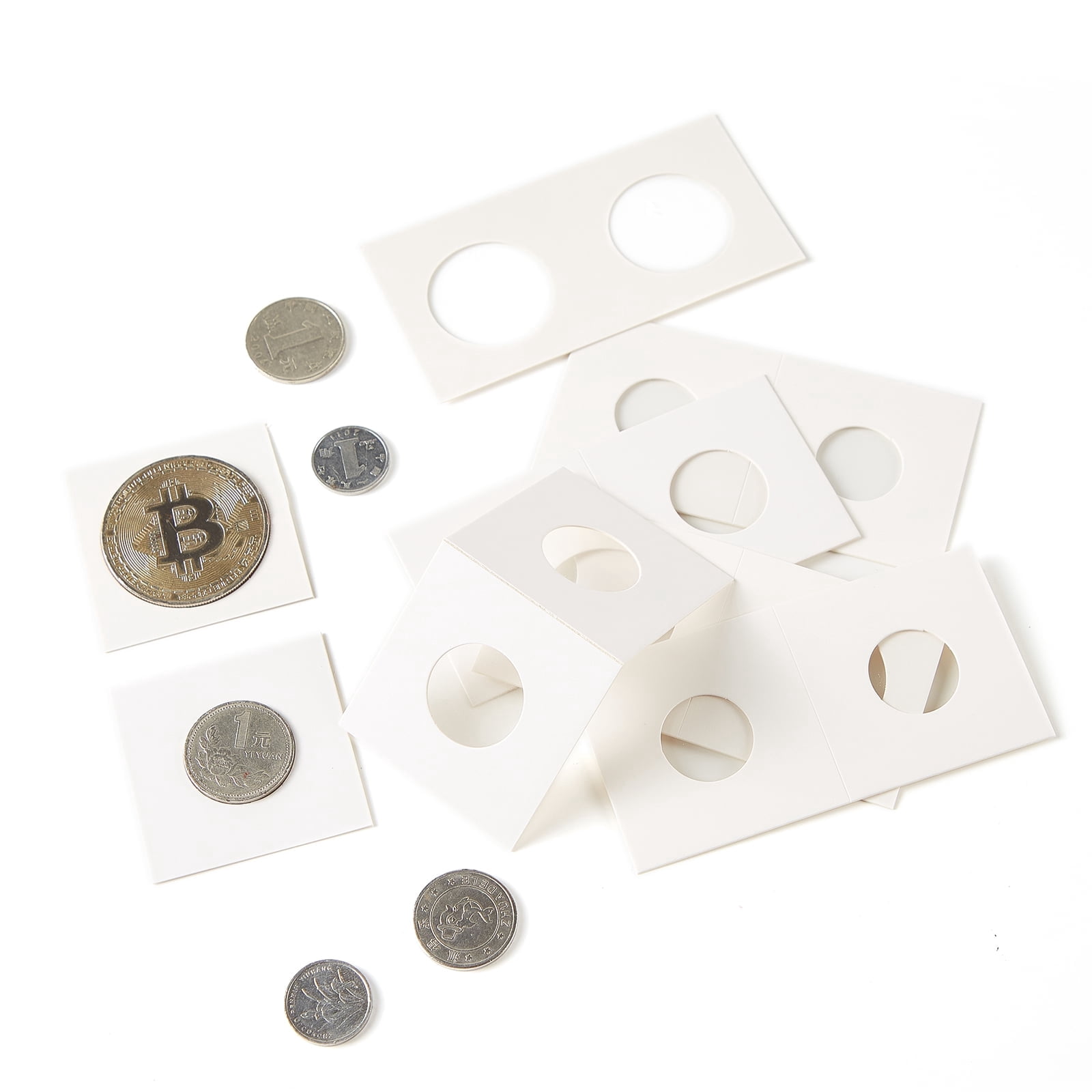 Coin Flips 6 Assorted Sizes 600Pcs Coin Holders for Colletors The Coin ...