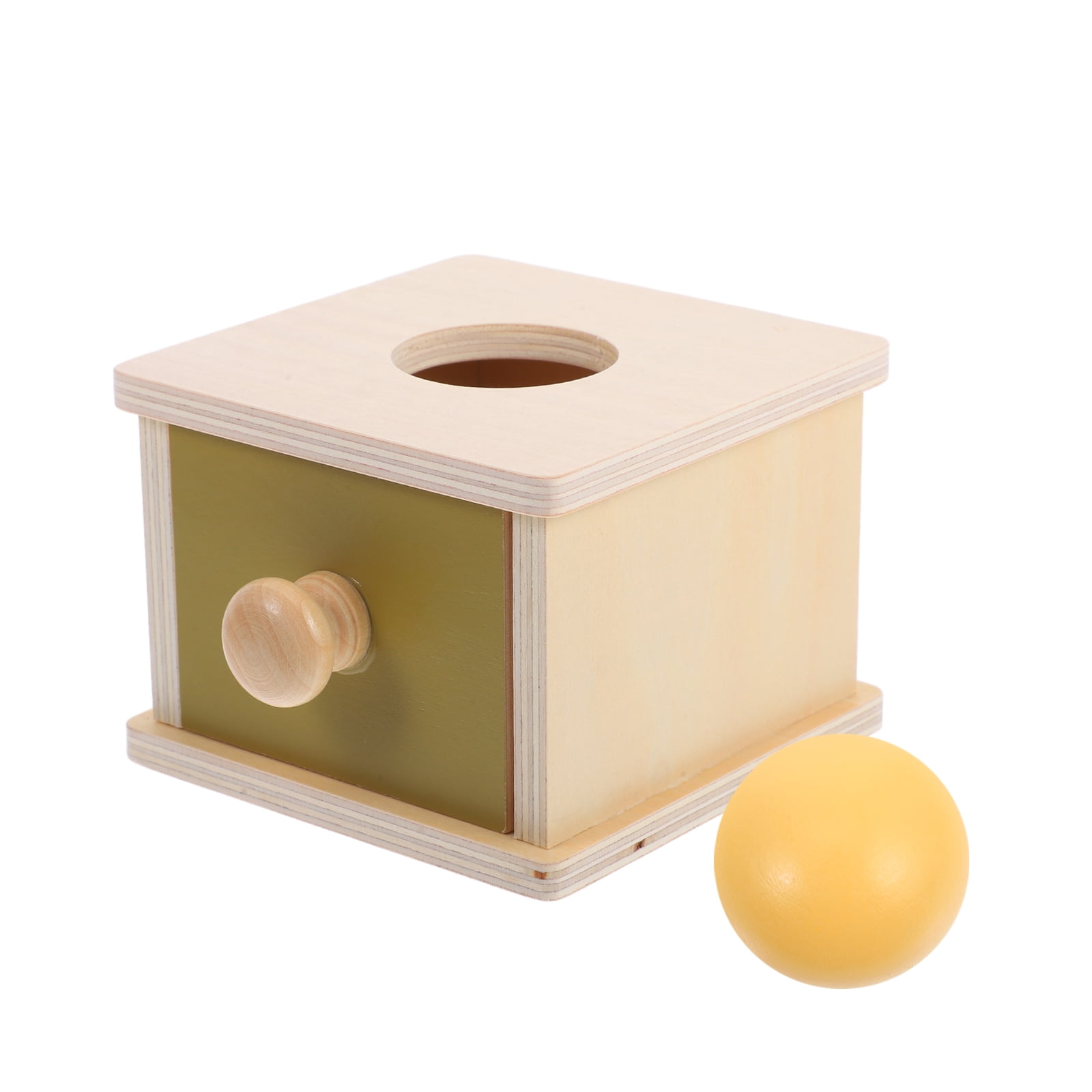 Hemoton Wooden Ball Sorting toy for Kids Multi Color Early ...