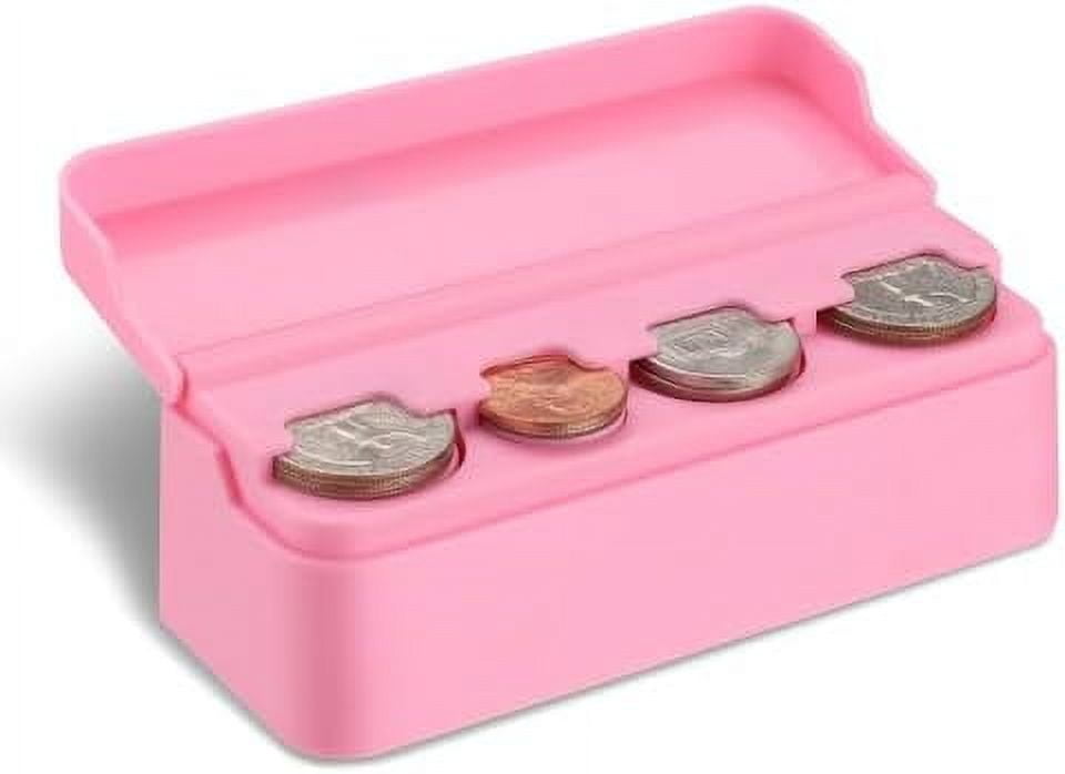 Coin Holder for Car, Coin Change Organizer Compatible with Coins of ...