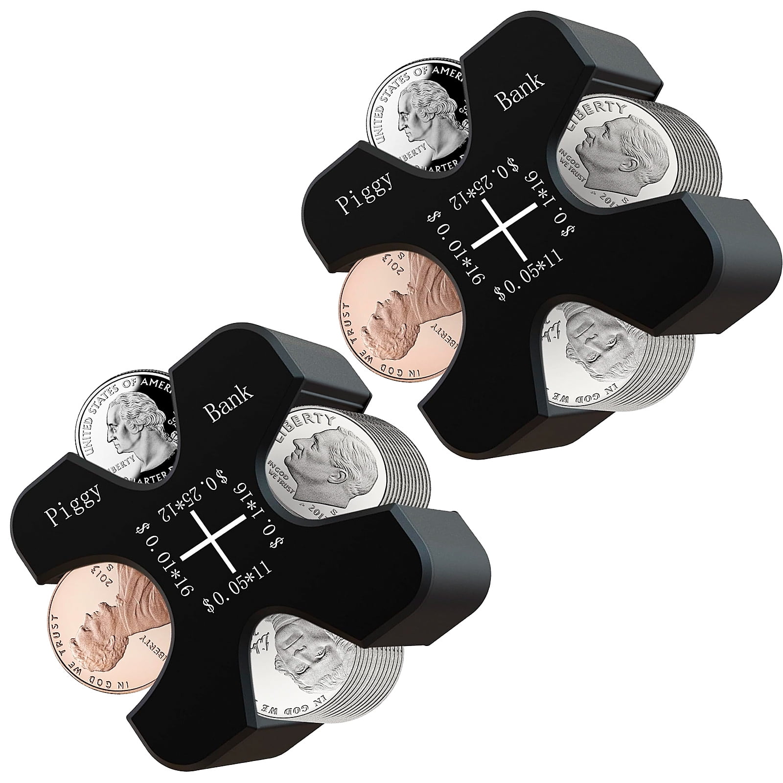 Coin Holder Portable Coin Storage Can Easy to Use Coin Change Organizer ...