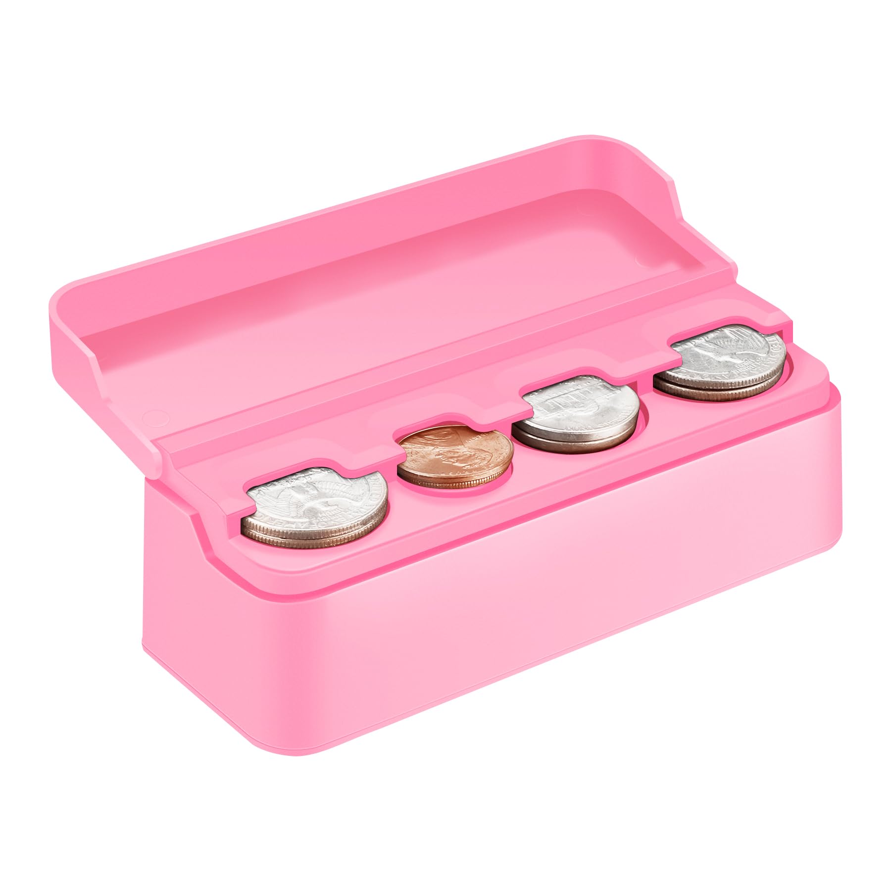 Coin Holder for Car, Coin Change Organizer Compatible with Coins of ...
