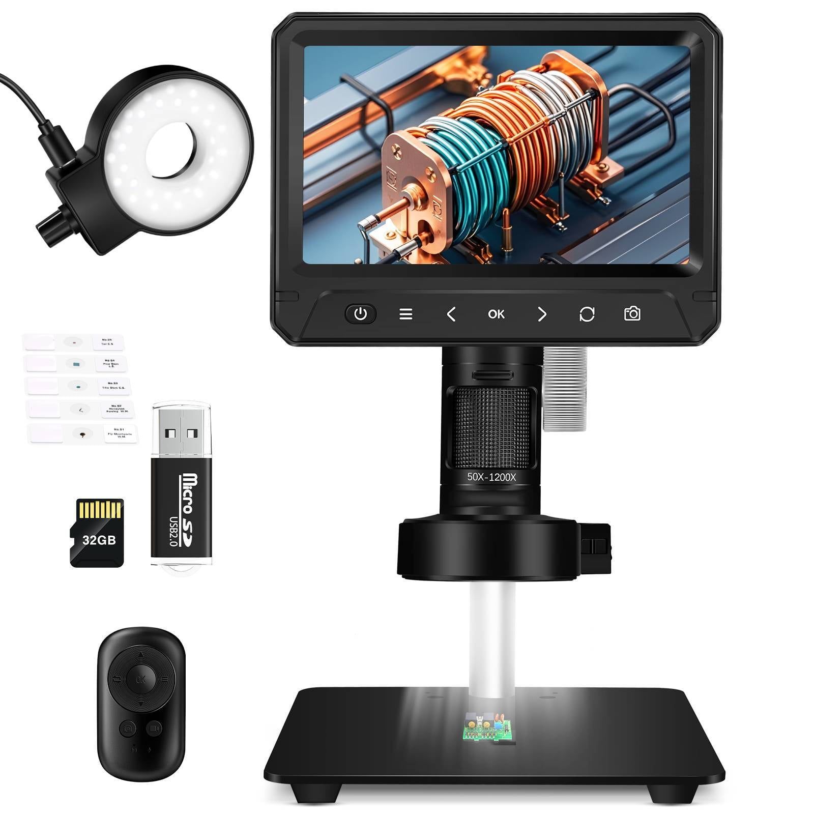 Coin Microscope for Kids Adults, Digital Microscope for Error Coins ...