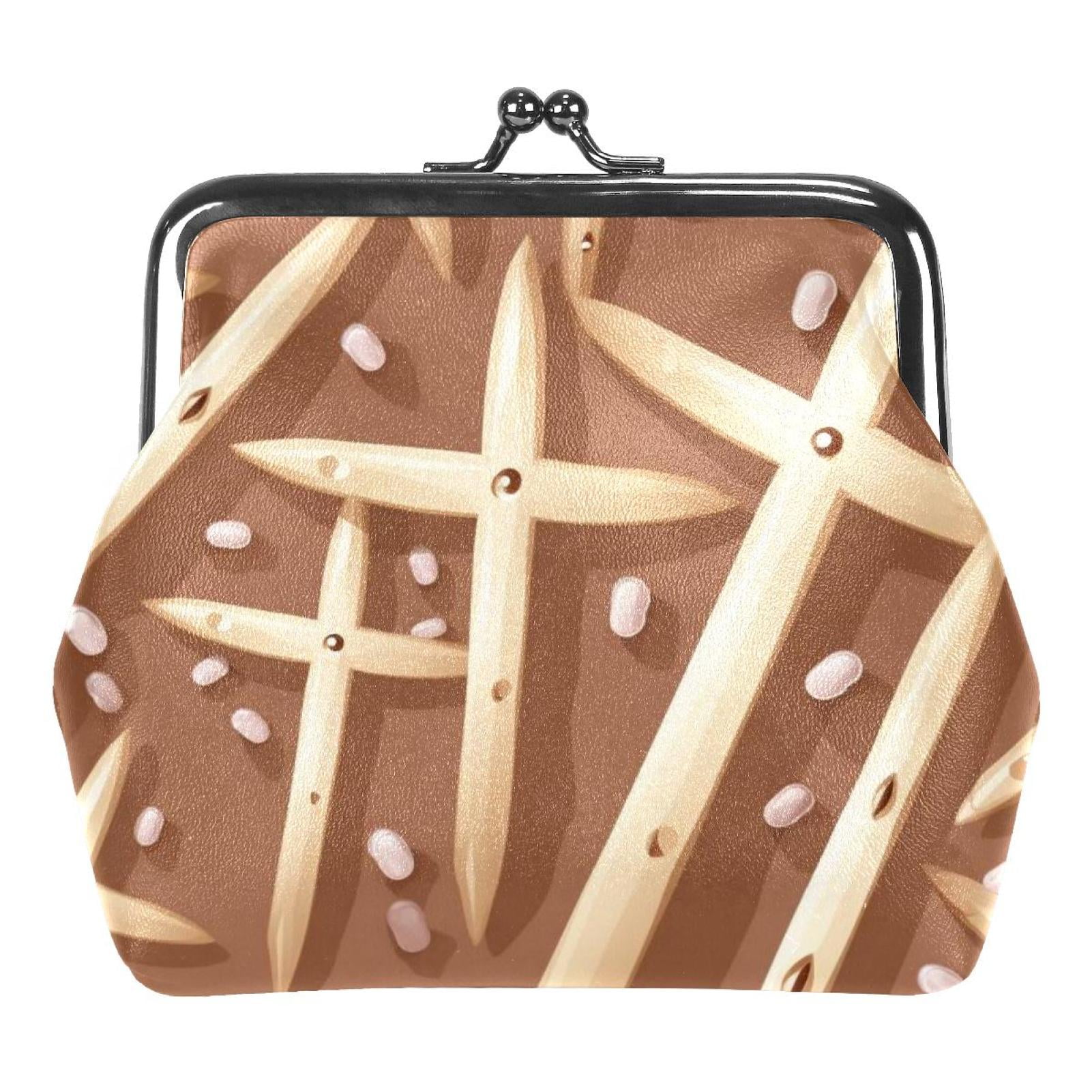 Coin Purse, Change Purse Wallet with Clasp, Car Coin Holder Pouch for ...