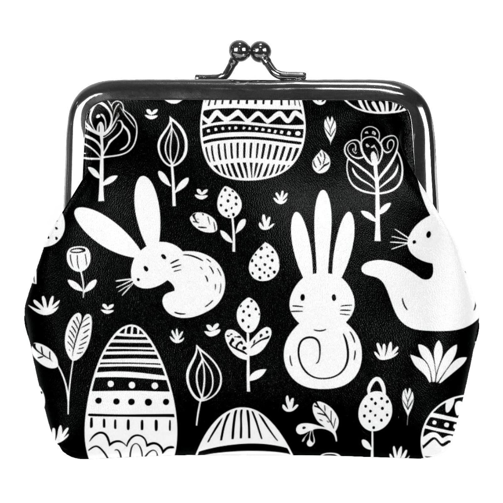 Coin Purse, Change Purse Wallet with Clasp, Car Coin Holder Pouch for ...