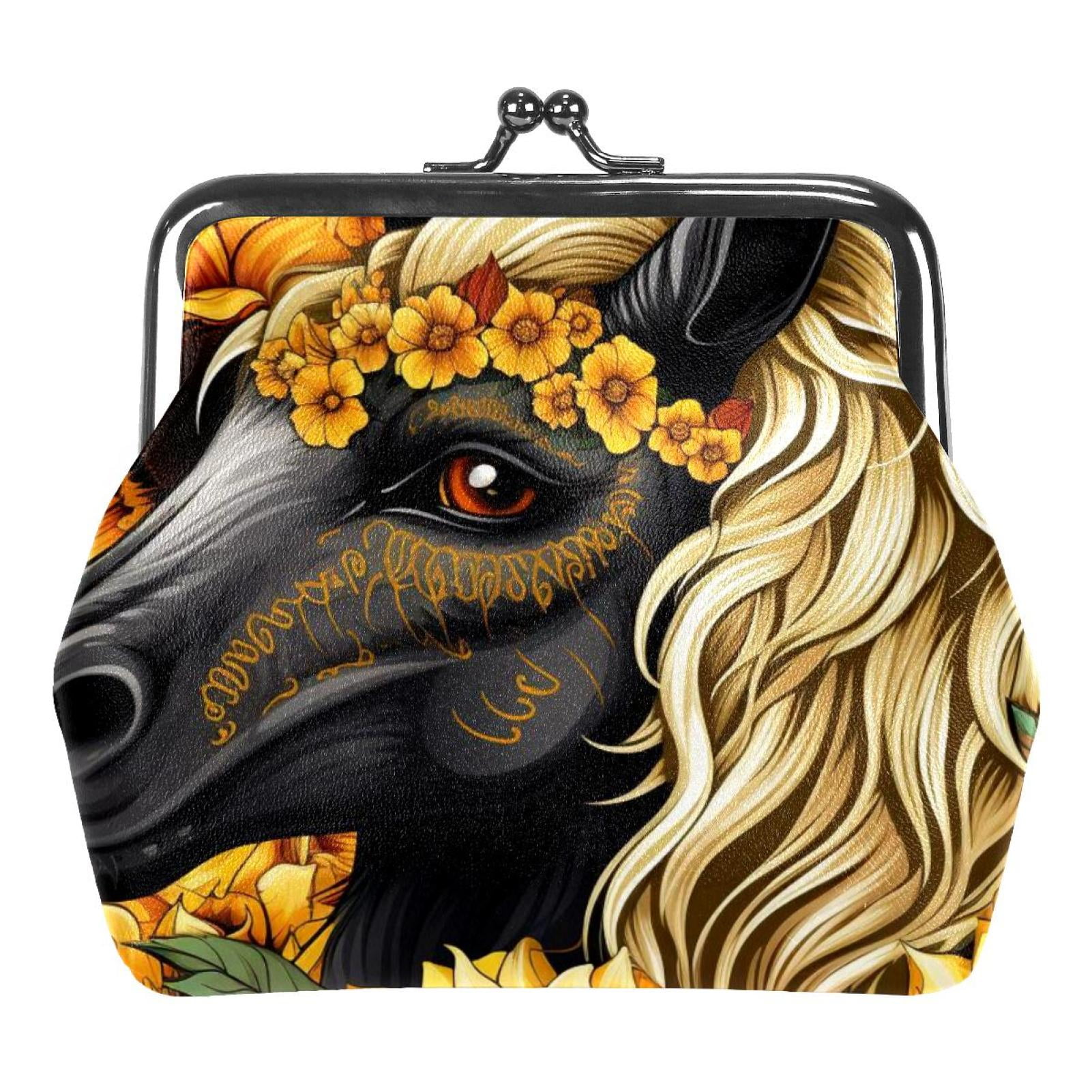 Coin Purse, Change Purse Wallet with Clasp, Car Coin Holder Pouch for ...