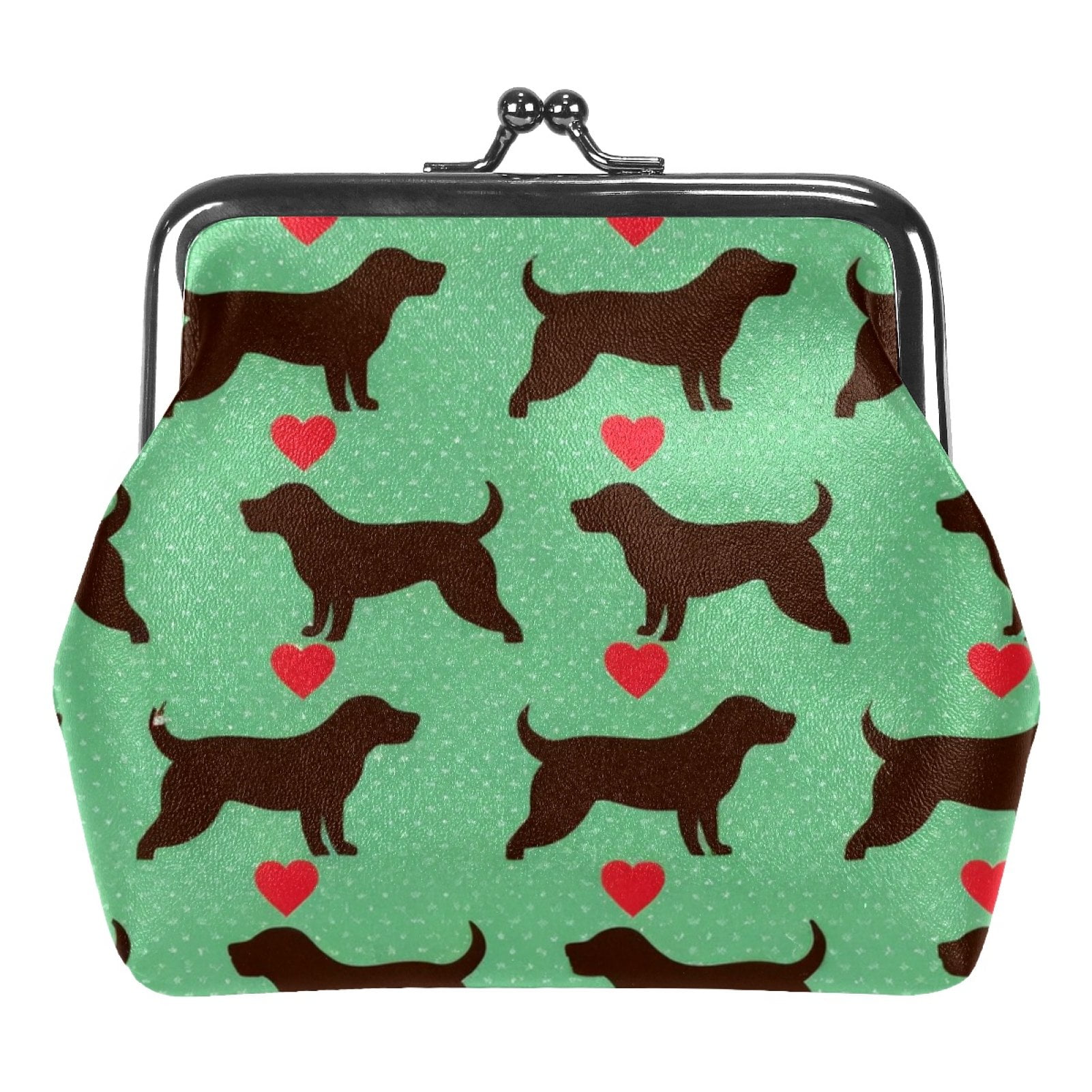 Coin Purse,Leather Small Change Purse,Cartoon Dogs Coin Pouch Wallet ...