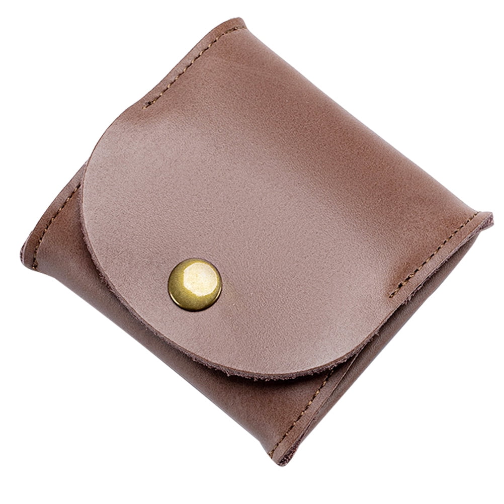 Coin Purse Mens Minimalist Wallet Leather for Change Id Card Carrying ...