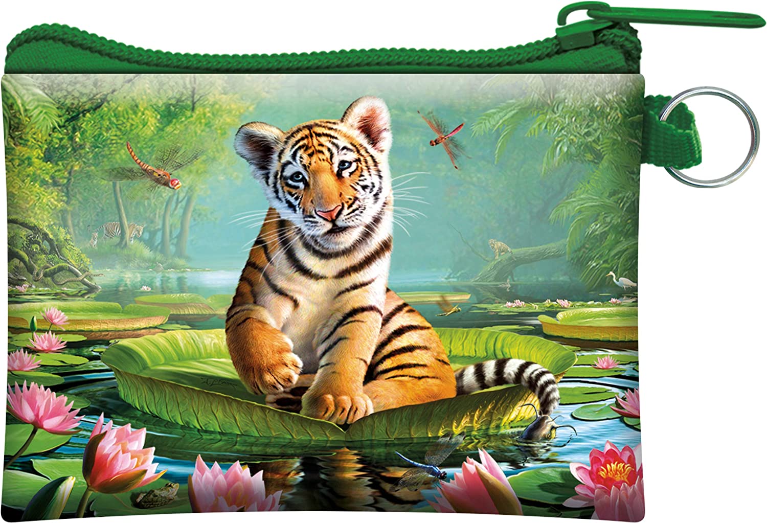Coin Purse - Tiger Lily from Deluxebase. Lenticular 3D Big Cat Purse ...
