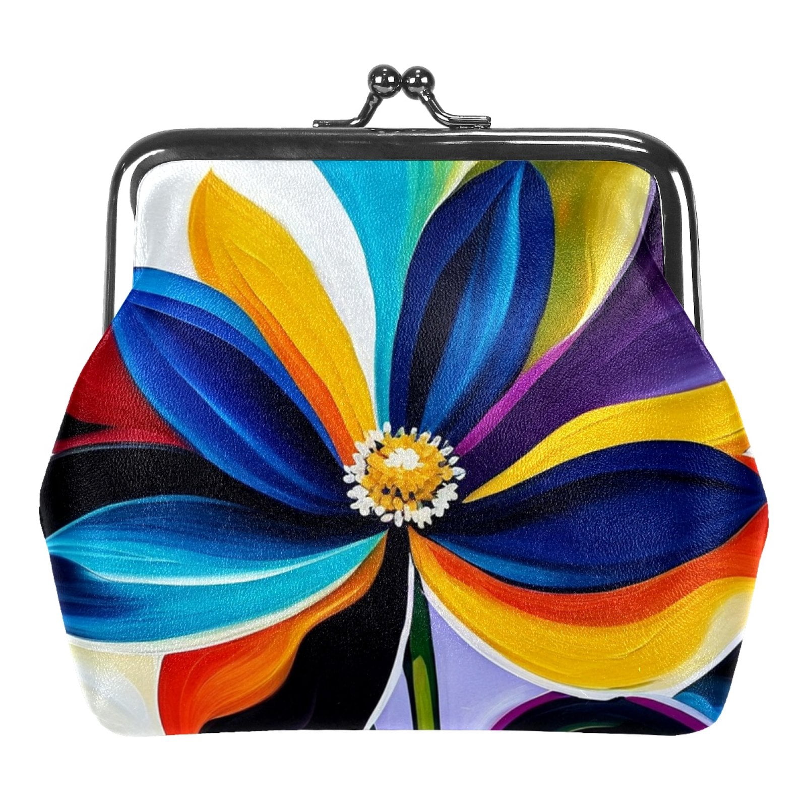 Coin Purses & Pouchese,Watercolor Floral Change Purse for Travel ...