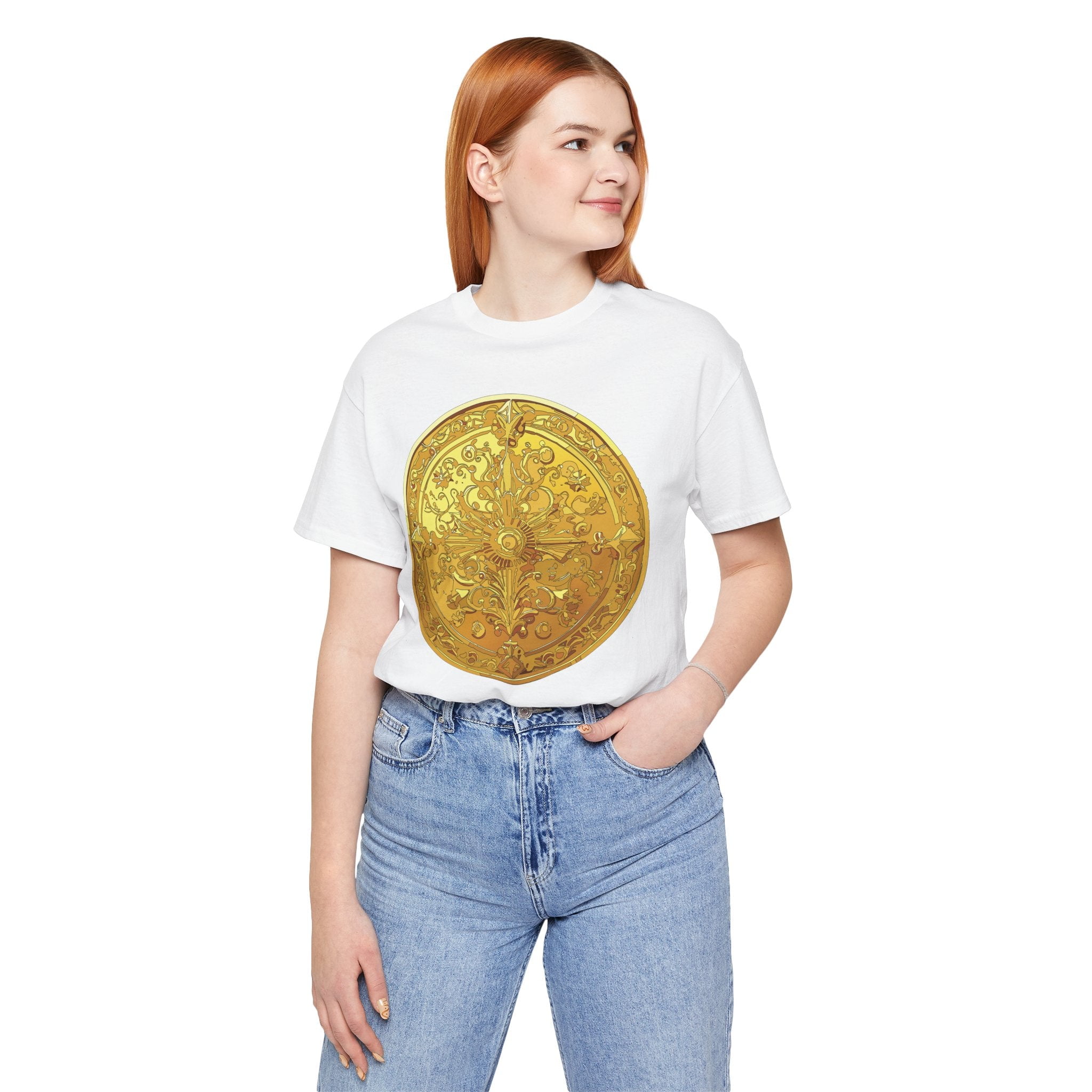Coin Shirt, Shirt with Coin, Tee Shirt with Gold Coin, Shirt with Antique Coin - Walmart.com