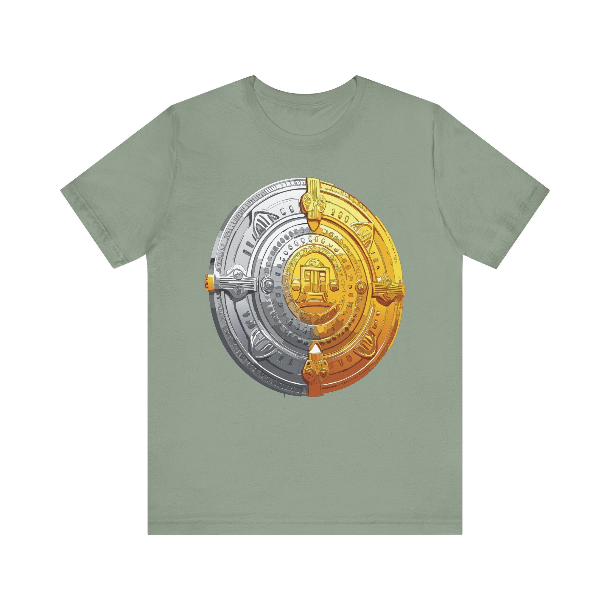 Coin Shirt, Shirt with Coin, Tee Shirt with Gold Coin, Shirt with ...