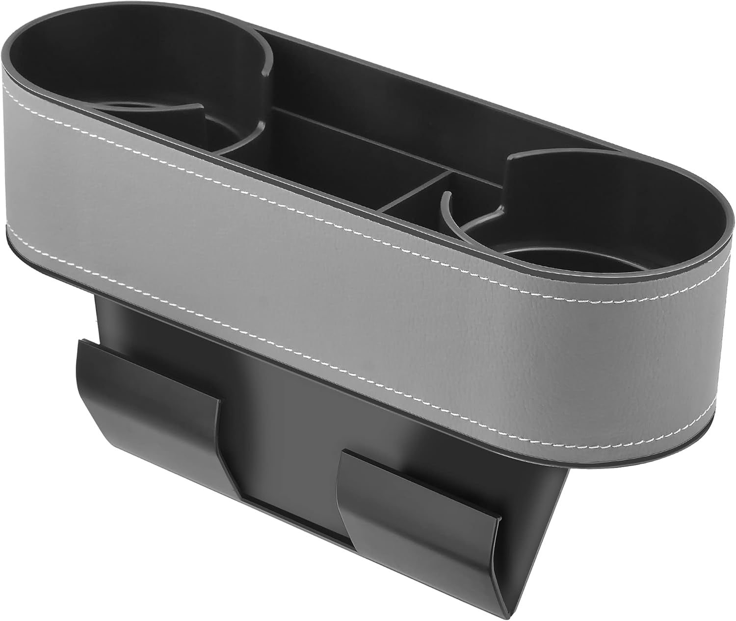 Coin Side Pocket Console Side Pocket Leather Cover Car Cup Holder Auto ...