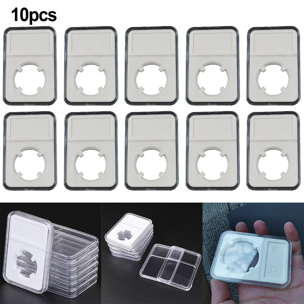 Coin Slab Display Holder Storage Acrylic Dollar Coin Holder for ...