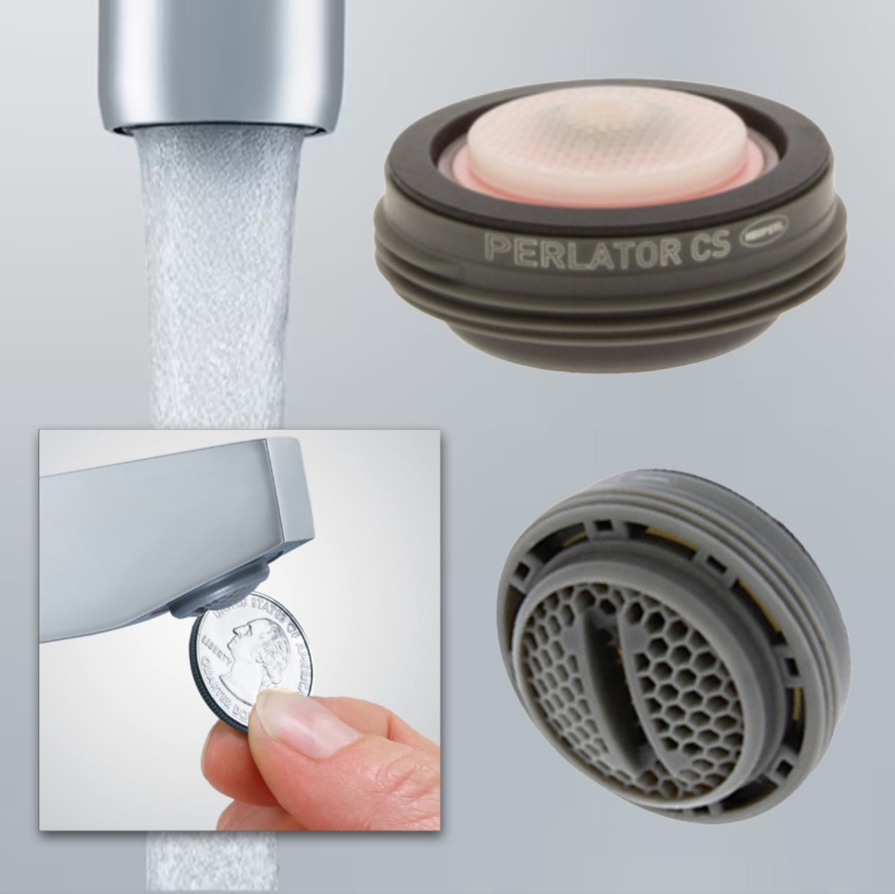 Coin Slot Slim Aerated Faucet Aerator PCA Perlator Regular 15/16” Size ...