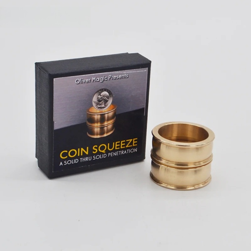 Coin Squeeze by Oliver Magic Magic Tricks Coin Penetration Magia ...