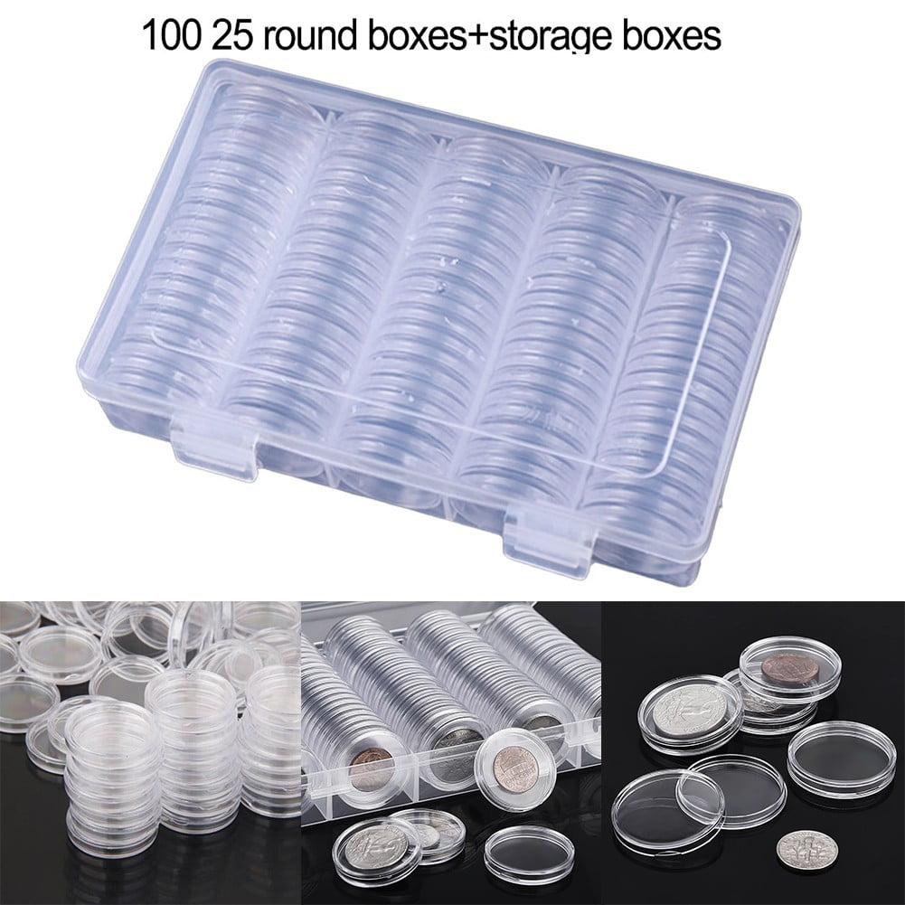 Coin Storage Box Carefully Trimmed Circularly Coating Coin ...