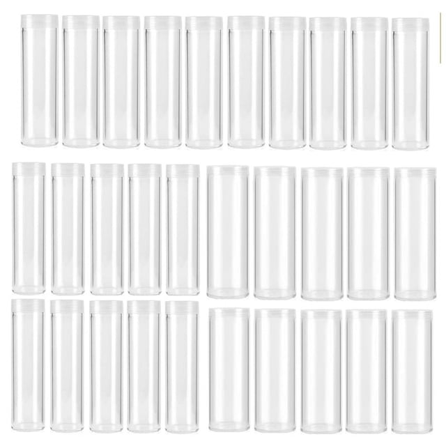 Coin Storage Tube, Plastic Coin Tube, Commemorative Coin Protection ...