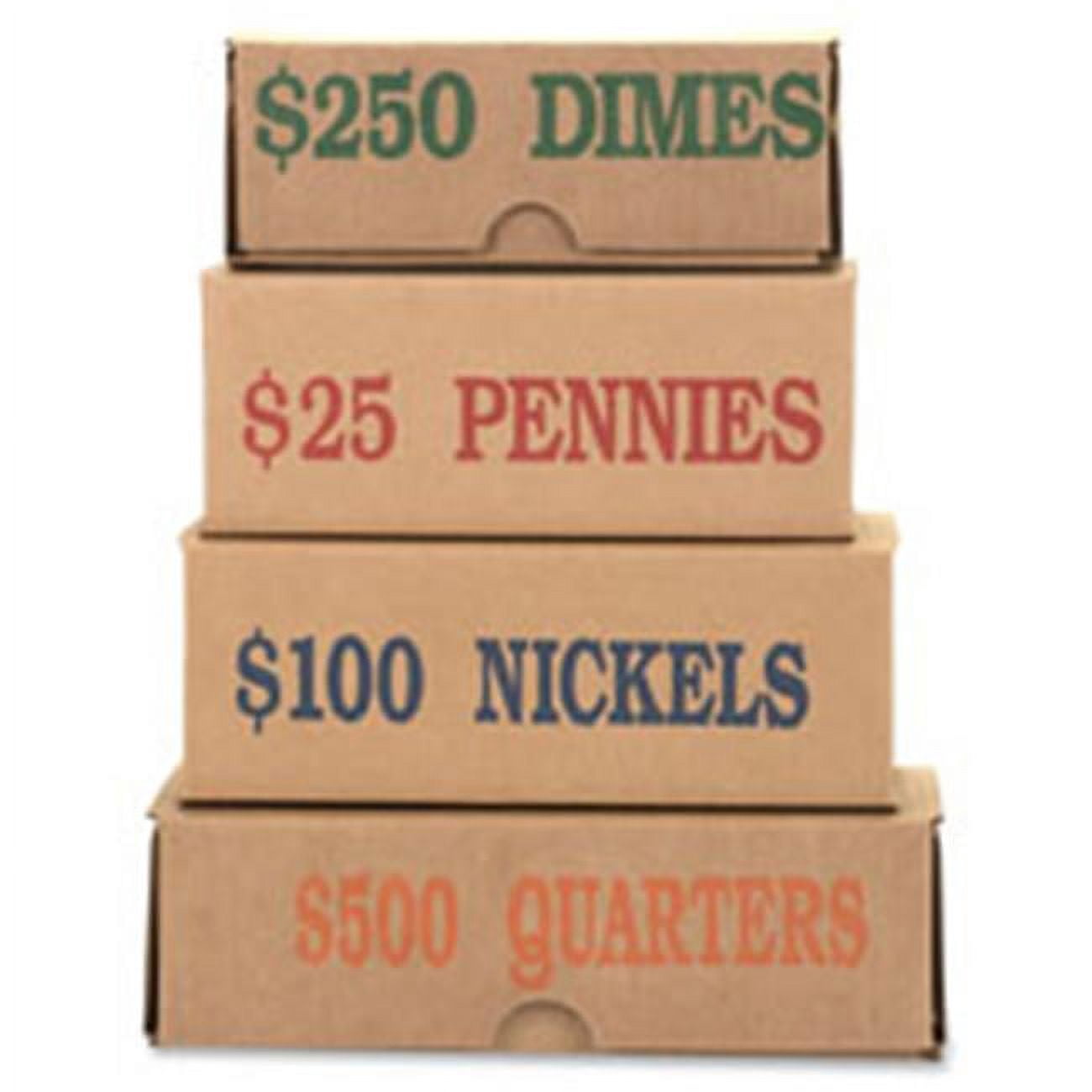 Coin-Tainer Company CTX11328 Coin Transport Boxes, Green - Walmart.com