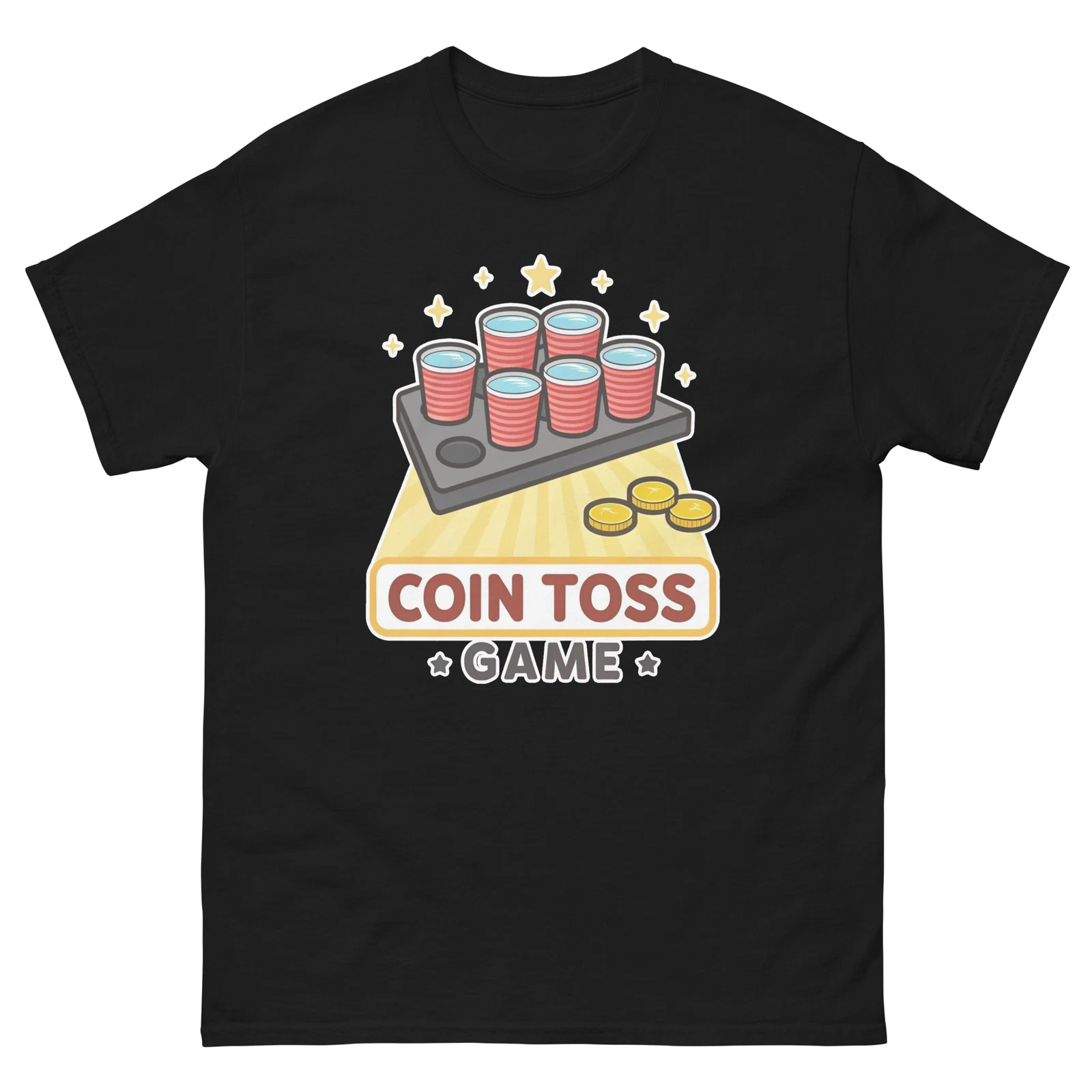 Coin Toss Game Carnival Fair Amusement Park T-Shirt - Walmart.com
