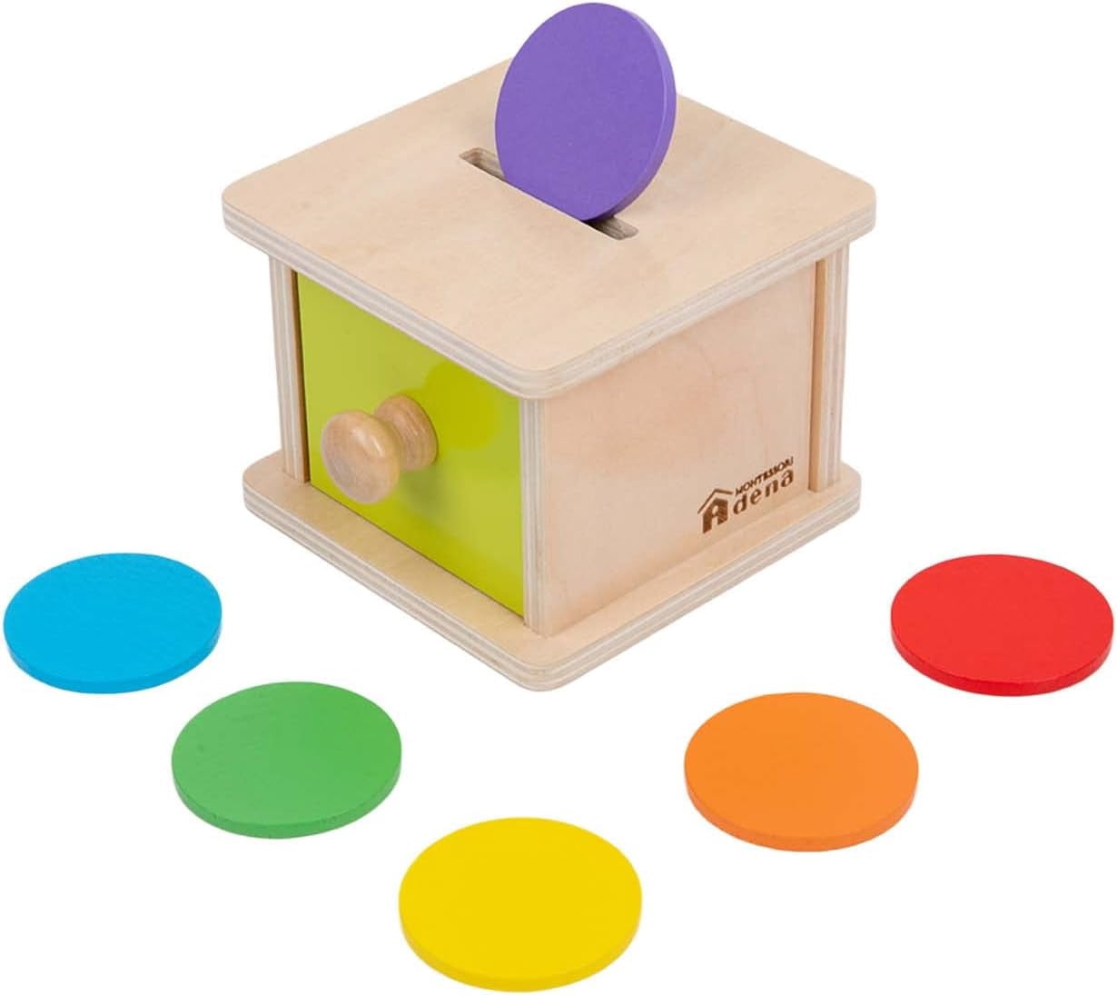 Coin box, object permanent box toy, suitable for 1-year-old baby coins ...