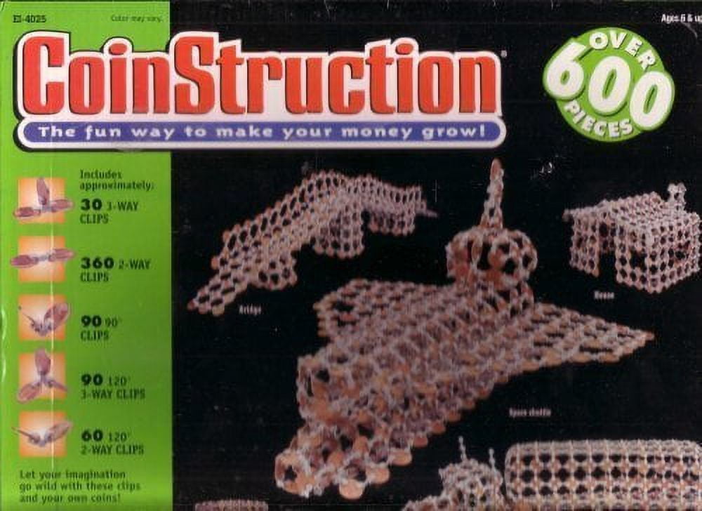 CoinStruction Coin Building Game/Puzzle/Kit EI-4025 Over 600 Pieces ...