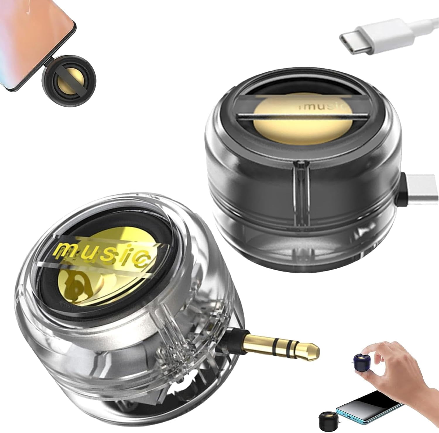 Coincidem Speaker, 2025 Upgrade Mini Bluetooth, Portable 5X Speakers ...