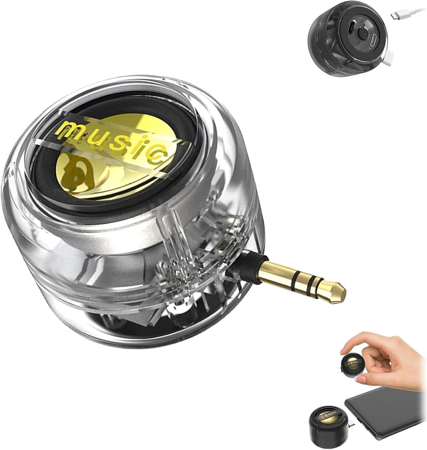 Coincidem Speaker, Portable 5X Speakers Amplifier–Plug & Play for Music ...
