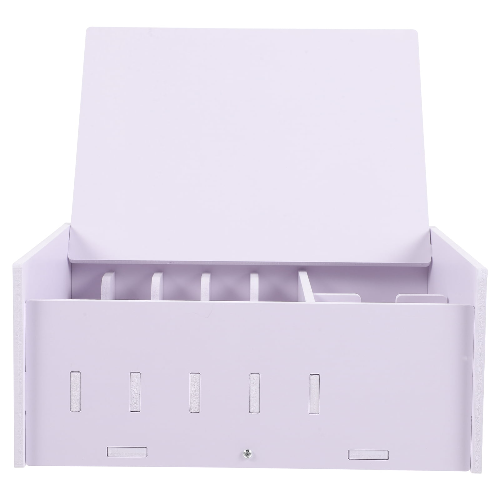 ifundom Cash Holder Box White Pvc 1Set 9.4x7.7in - Walmart.com