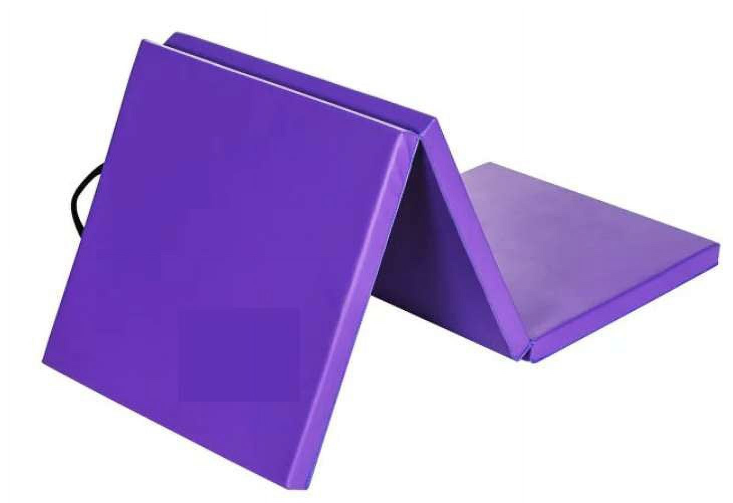 SPRI Pro Fitness Exercise Mat, 12MM Thickness, Grey, Includes Carrying ...