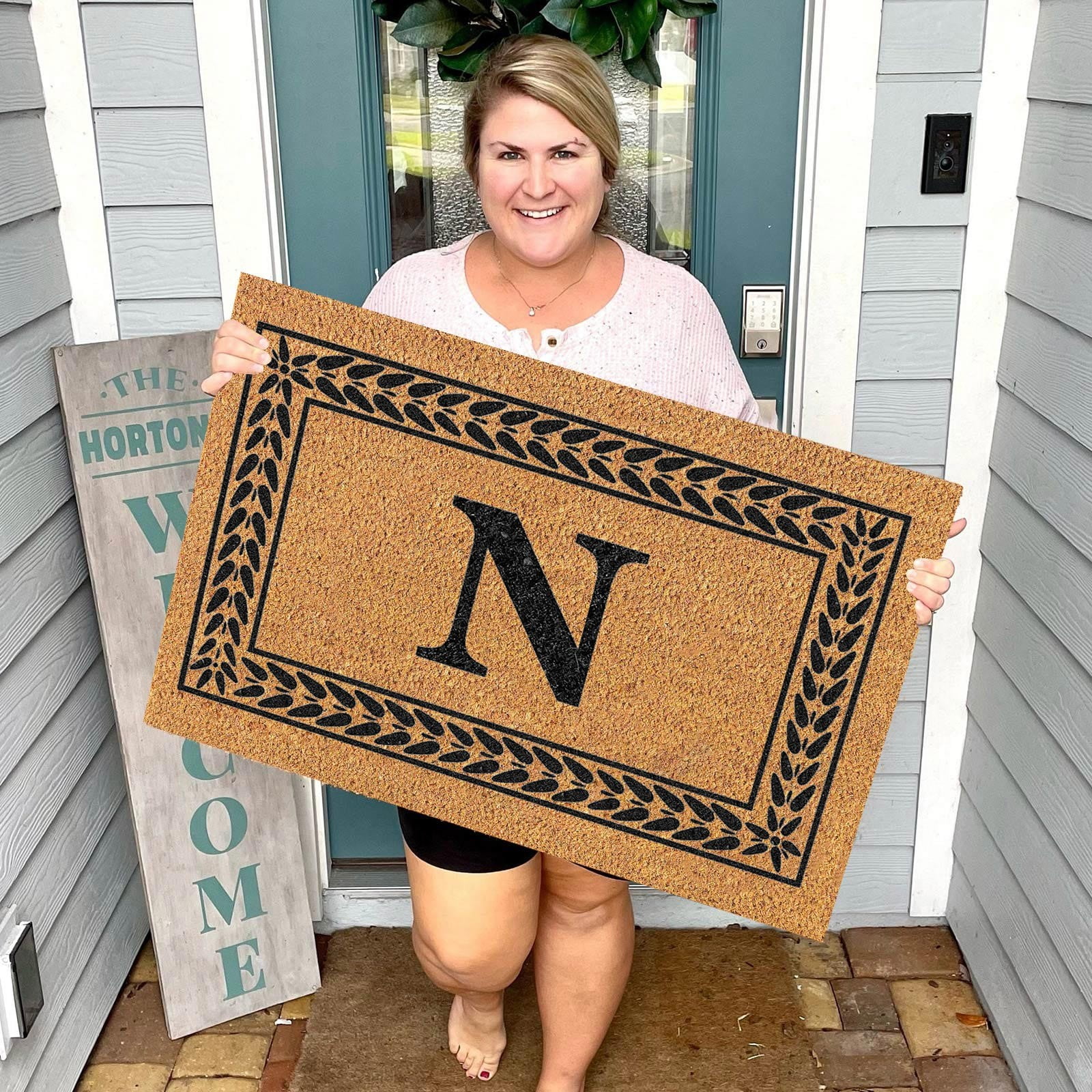 Coir Doormat Coco Door Mat for Entryway Outside Yard Home Decoration ...